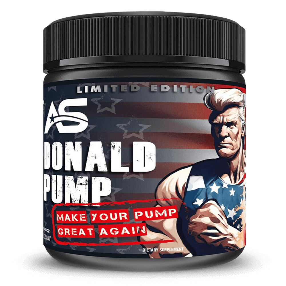 Donald Pump Peach Ice-Tea 510g. fra American Supps