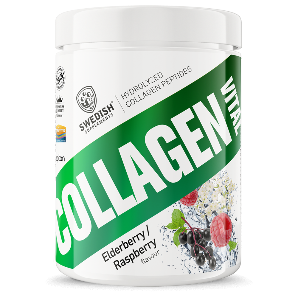 Collagen Vital Elderberry Raspberry 400g.