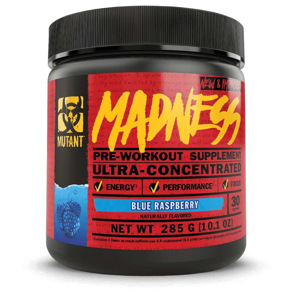 Mutant Madness Blue Raspberry - 30 serv. Pre-workout
