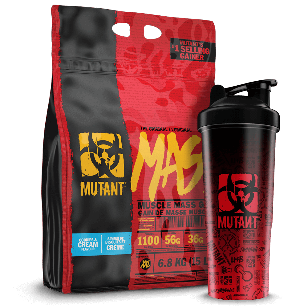 Mutant Mass Cookies & Cream 6800g - suveræn Gainer