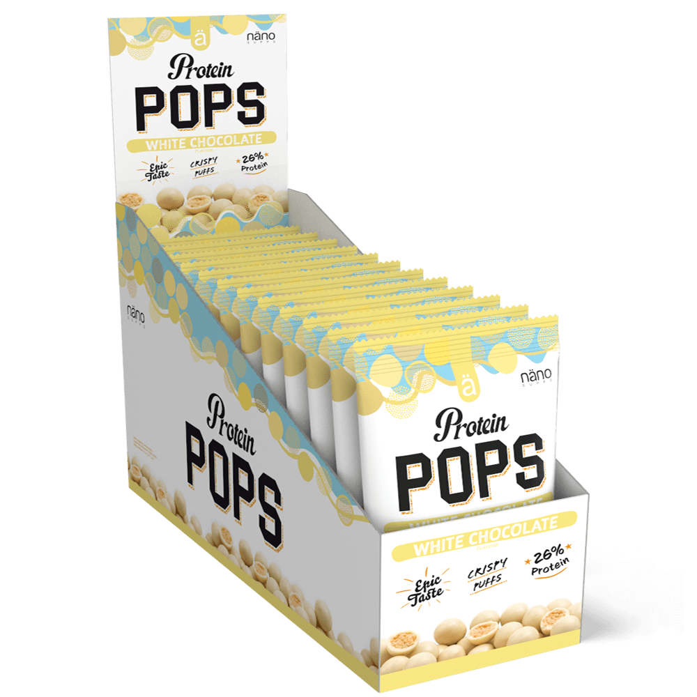 Protein Pops White Chocolate 12x38g fra Näno Supps