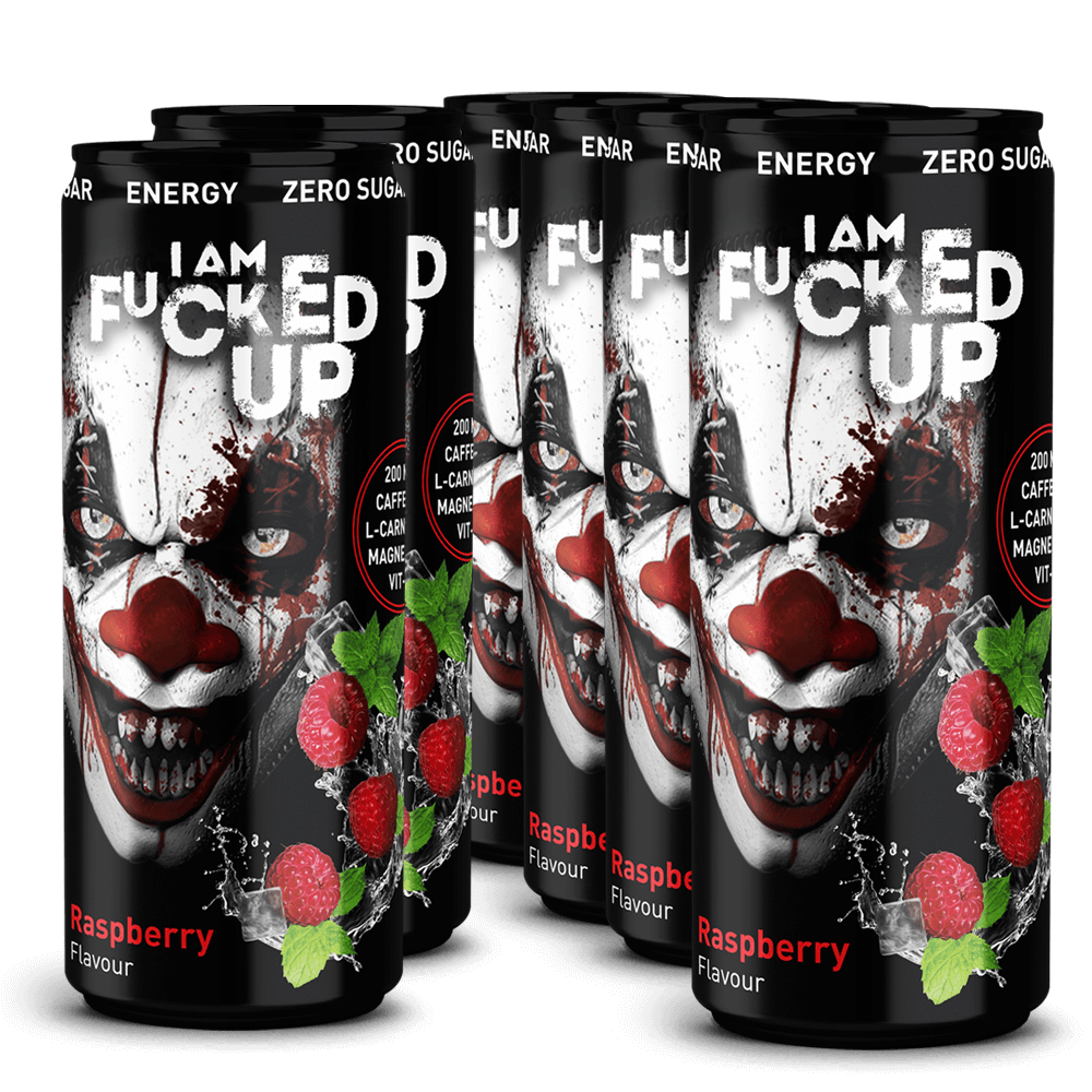 Fucked Up Drink Raspberry energidrik med 6x330ml.